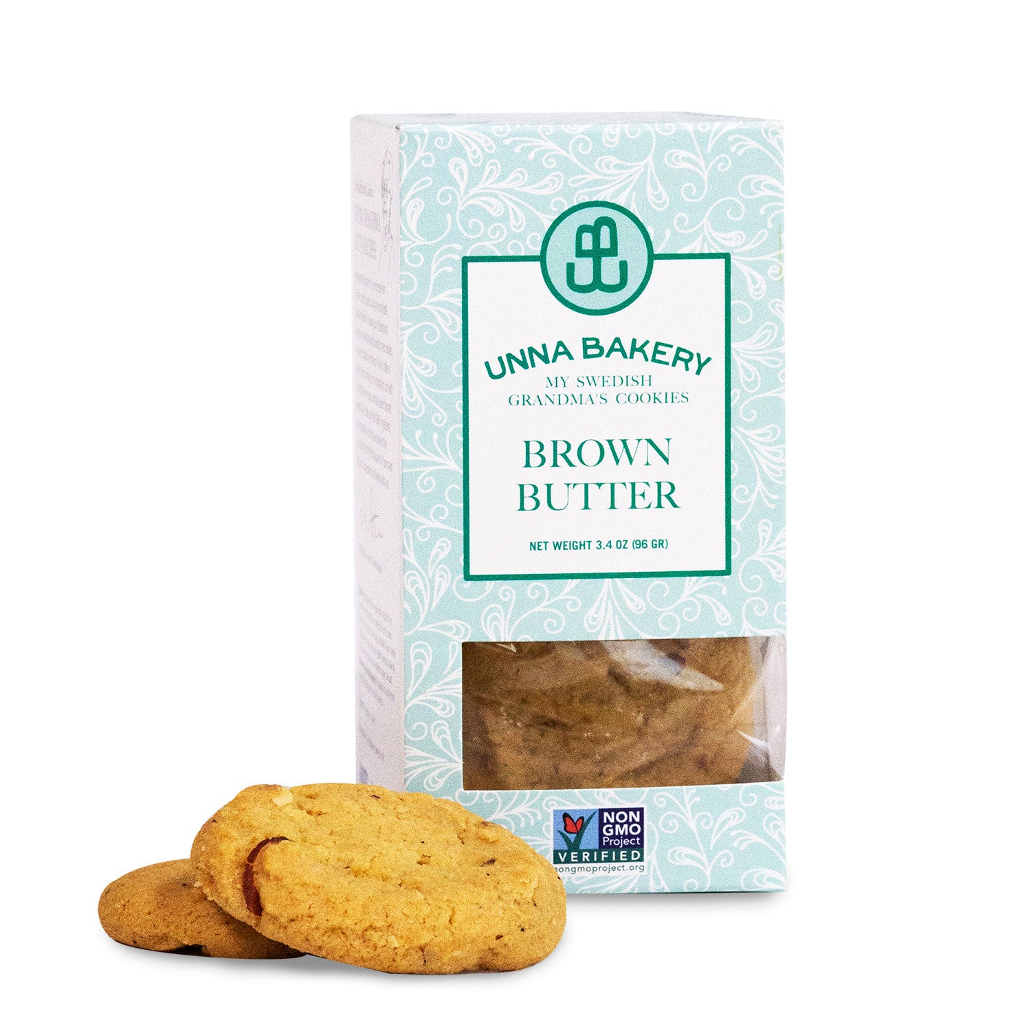 Unna Bakery Butter Cookies. Low Sugar, Non-GMO and Kosher certified.
