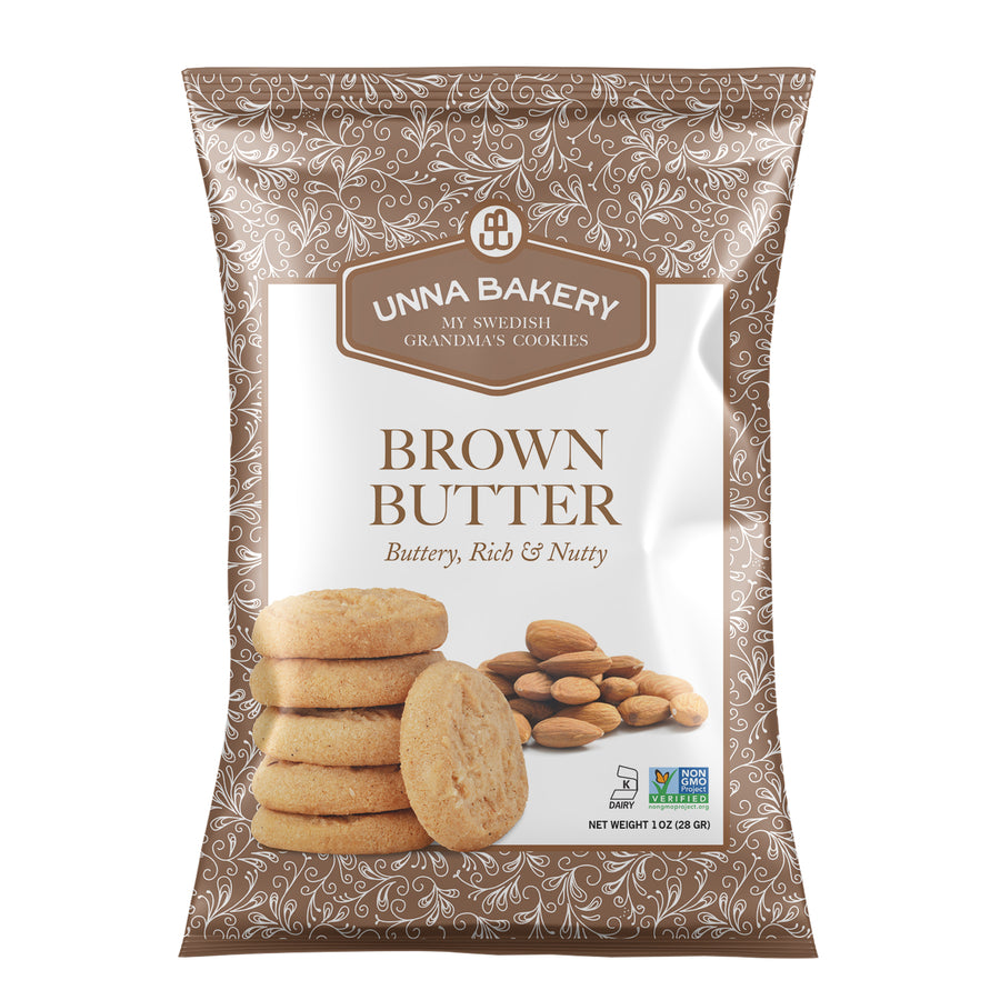 Unna Bakery Butter Cookies. Low Sugar, Non-GMO and Kosher certified.
