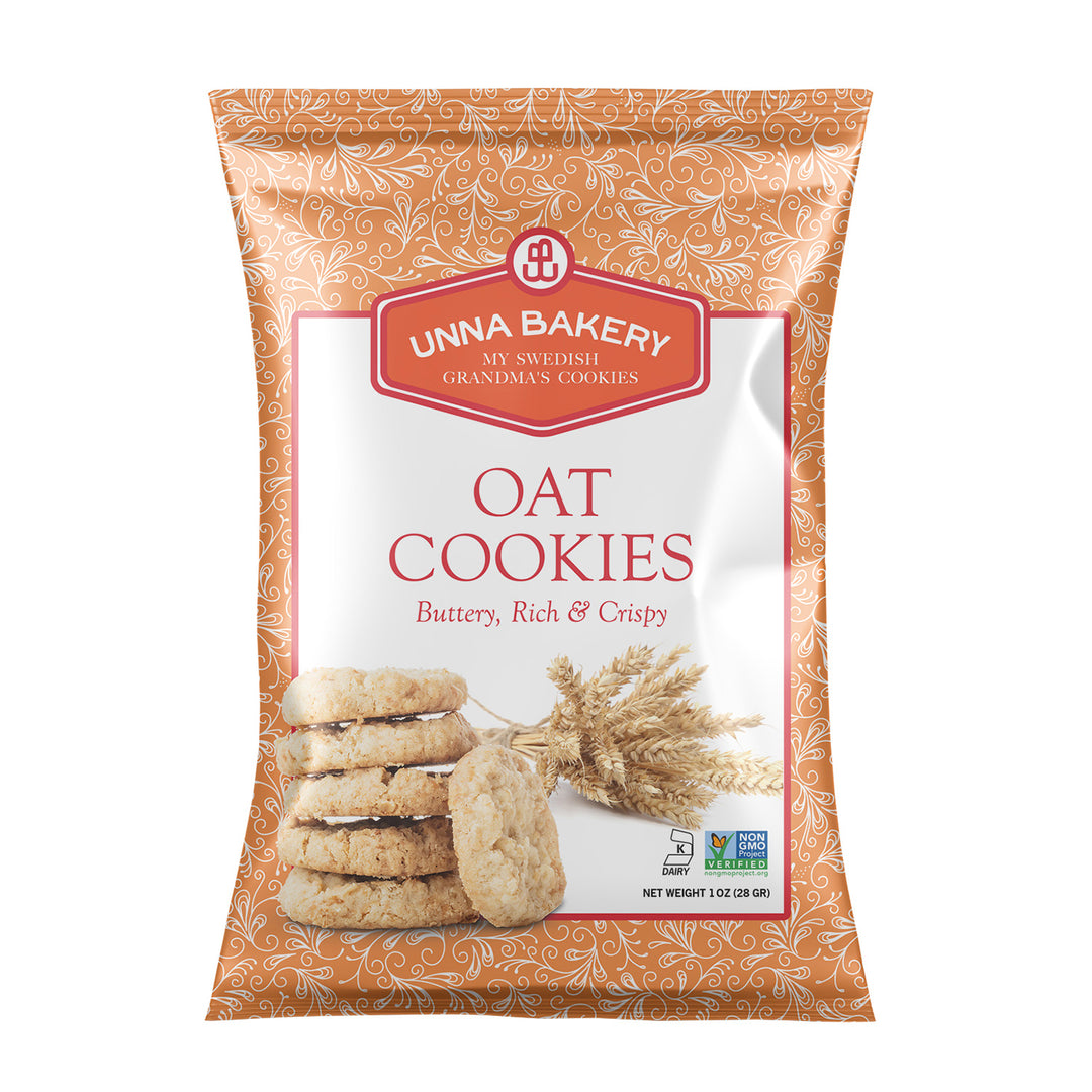 Unna Bakery Butter Cookies. Low Sugar, Non-GMO and Kosher certified.